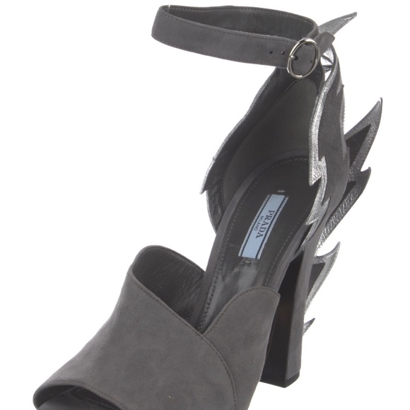 Prada | Shoes | Prada Lightning Bolt Heels Nwt | Poshmark